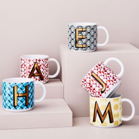 West Elm | Dining | West Elm Letter Mug Multiple Letters Avail | Poshmark